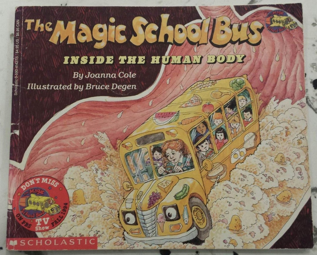 Magic School Bus - Inside the Human Body (1989 Scholastic) - Etsy