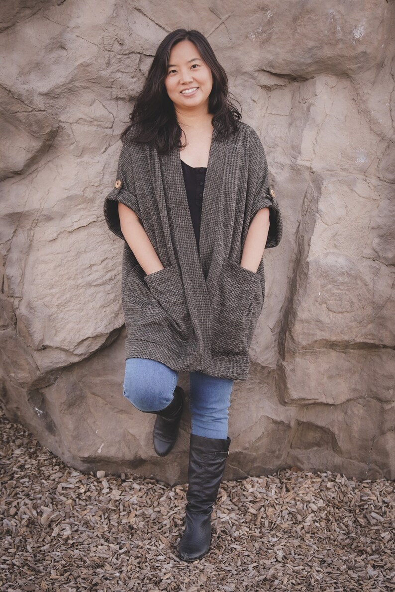 Big Effing Cardigan Slouchy Cardigan Sewing Pattern - Etsy