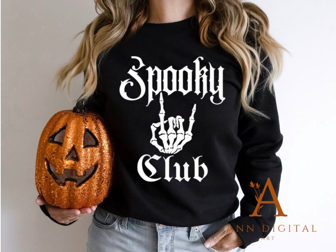 Spooky Club Halloween SVG PNG Digital Download Halloween Png - Etsy
