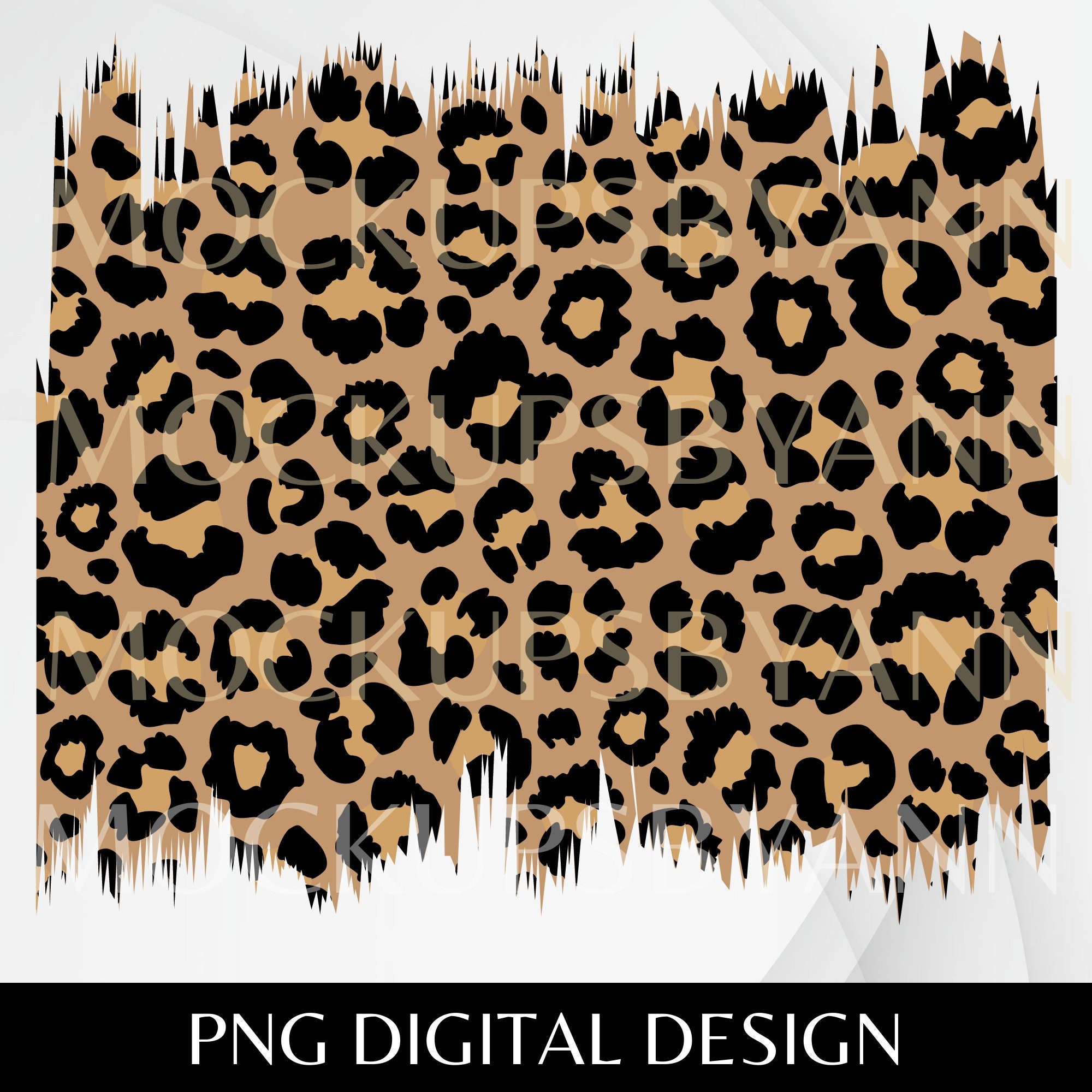 Art & Collectibles Drawing & Illustration Distressed Leopard Background ...