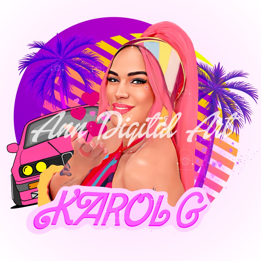 Karol G pink hair Karol G Barbie Karol G Watati karol G - Etsy Portugal