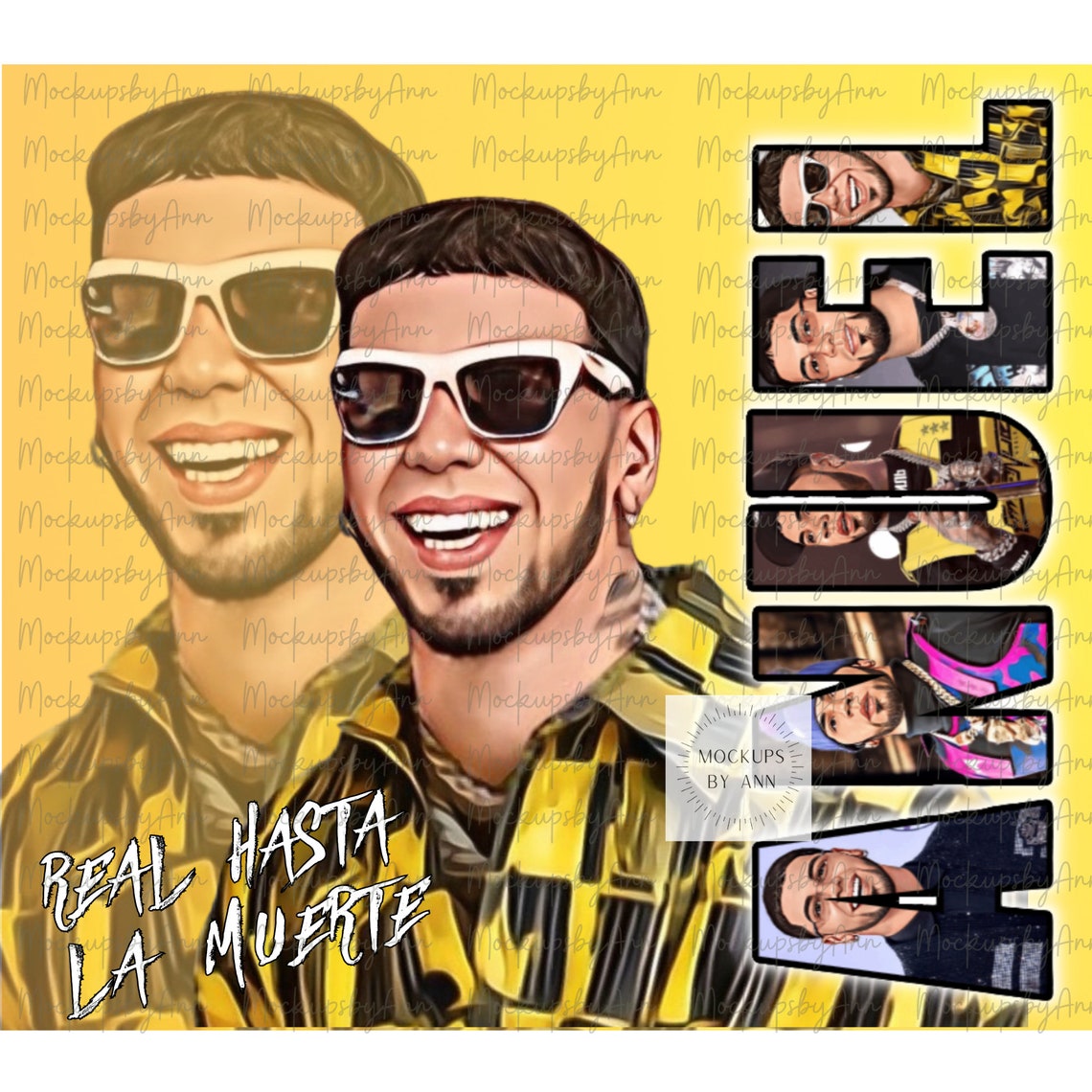 Anuel AA 20 Oz Straight Skinny Tumbler Sublimation Digital - Etsy