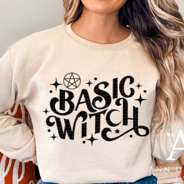 Basic Witch Svg - Etsy