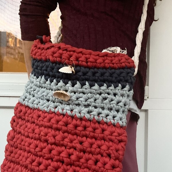 Crochet Mussel Bag - Etsy