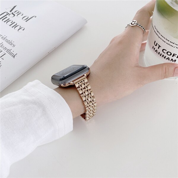Silver Apple Watch Chain - Etsy