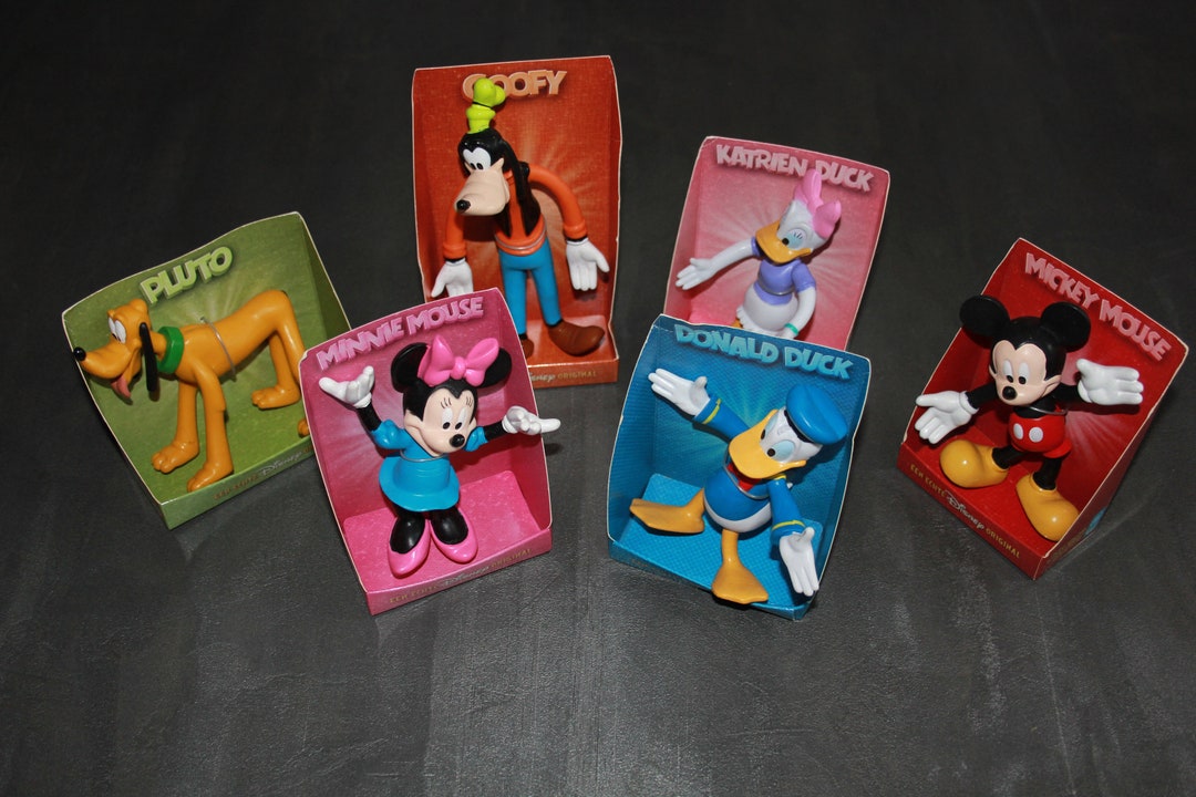 Set of Flexible Disney Figures in Original Packaging Disney Characters ...