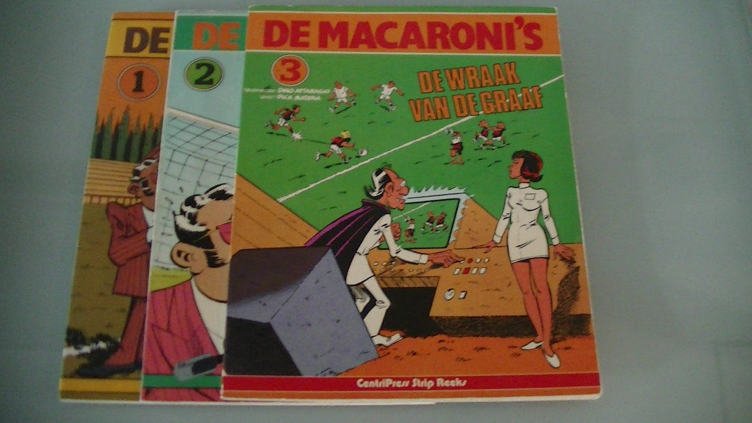 6 Parts of Comic Series the Macaroni's Comic Album - Etsy