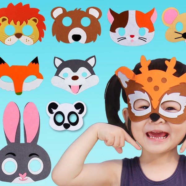 Felt Animal Mask - Etsy