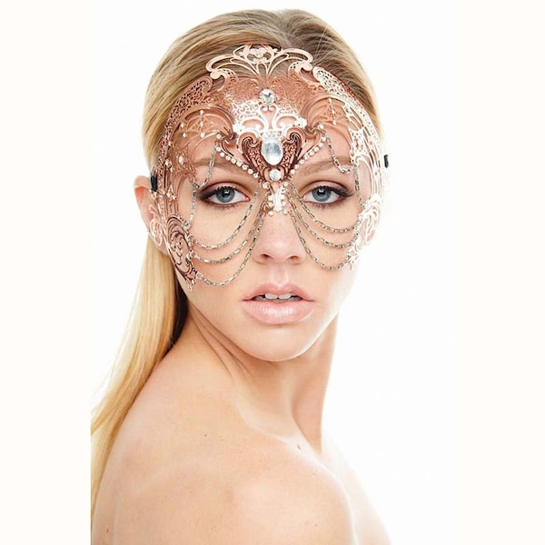 Pink Masquerade Mask - Etsy