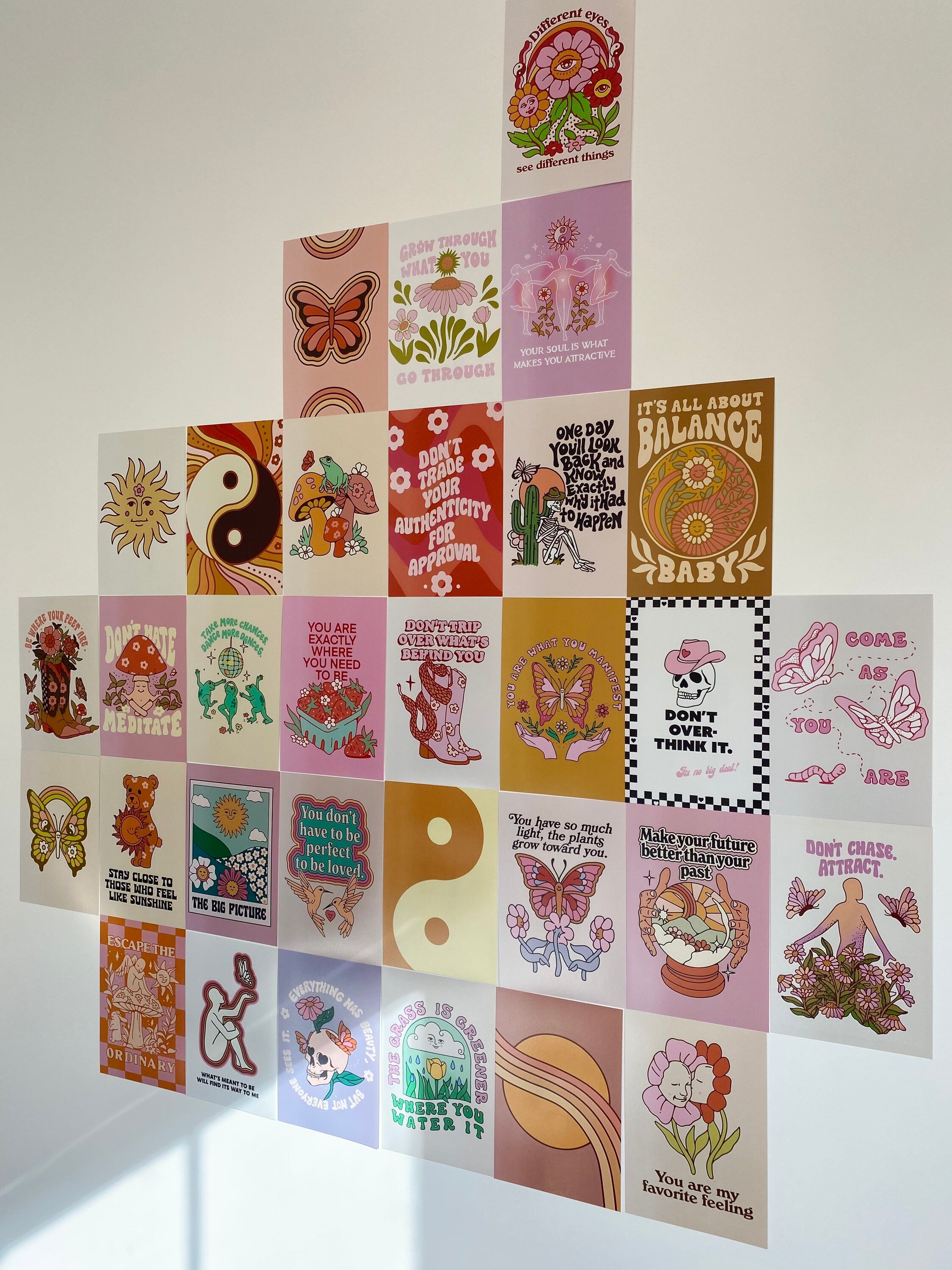 Retro Groovy Collage Kit / Printed / 32 Pieces / 4x6 - Etsy