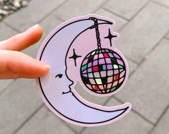 Disco Ball Sticker Cute Aesthetic Sticker Retro Sticker - Etsy