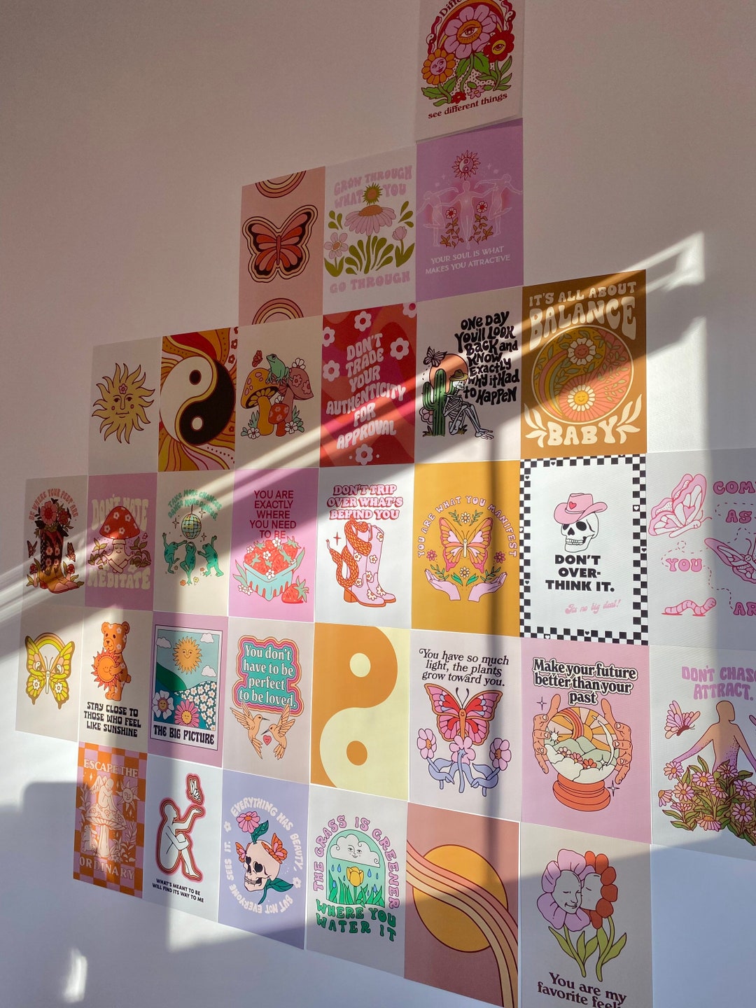 Retro Groovy Collage Kit / Printed / 32 Pieces / 4x6 - Etsy