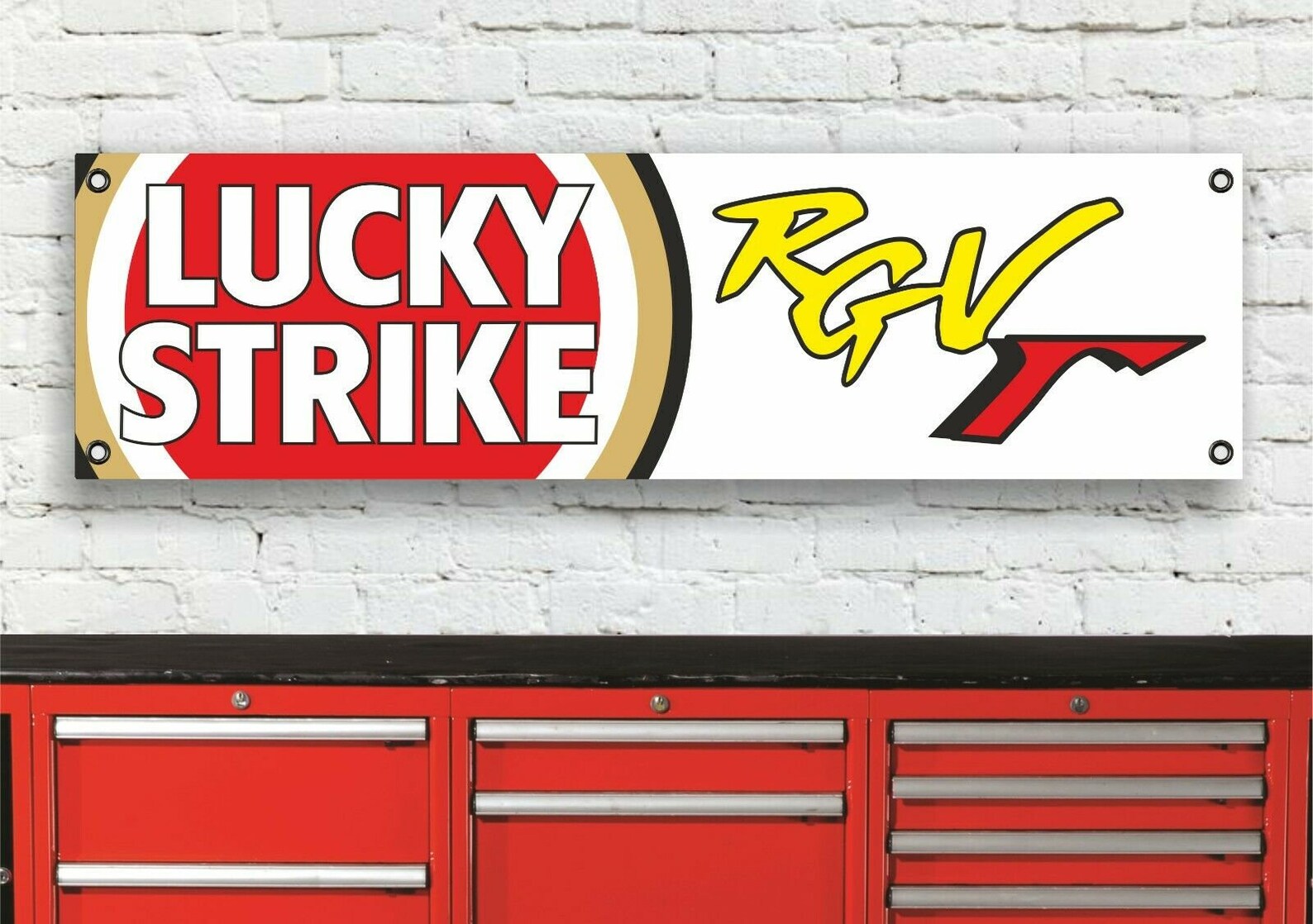 Br21b Suzuki Lucky Strike Rgv250 Logo Workshop Banner Sign - Etsy