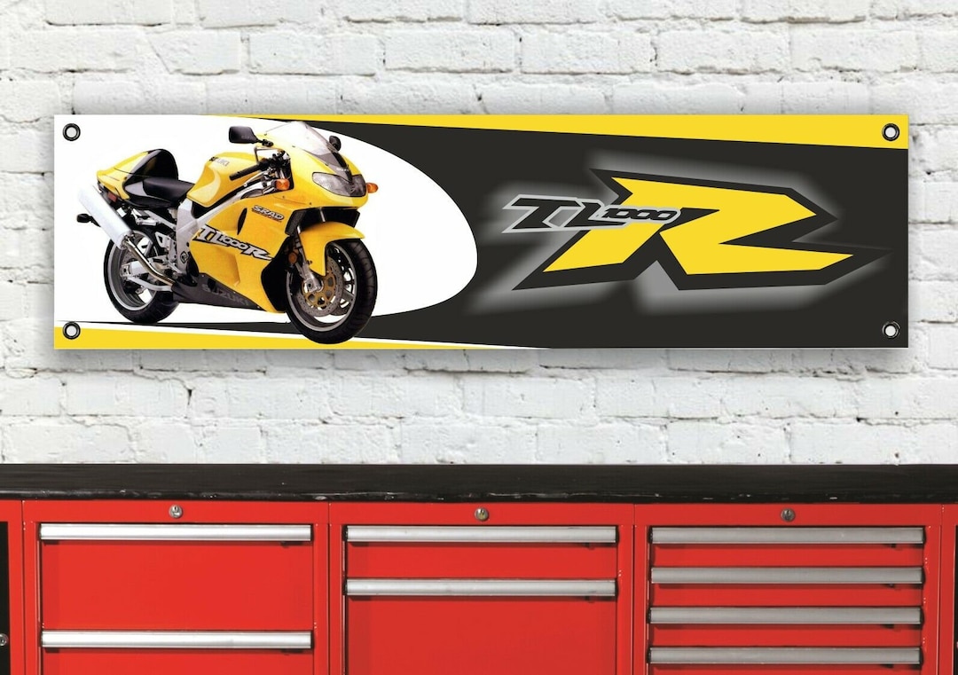 Br391b Suzuki Tl1000r Tlr 1000 Yellow Workshop Banner Sign Small 1000mm ...