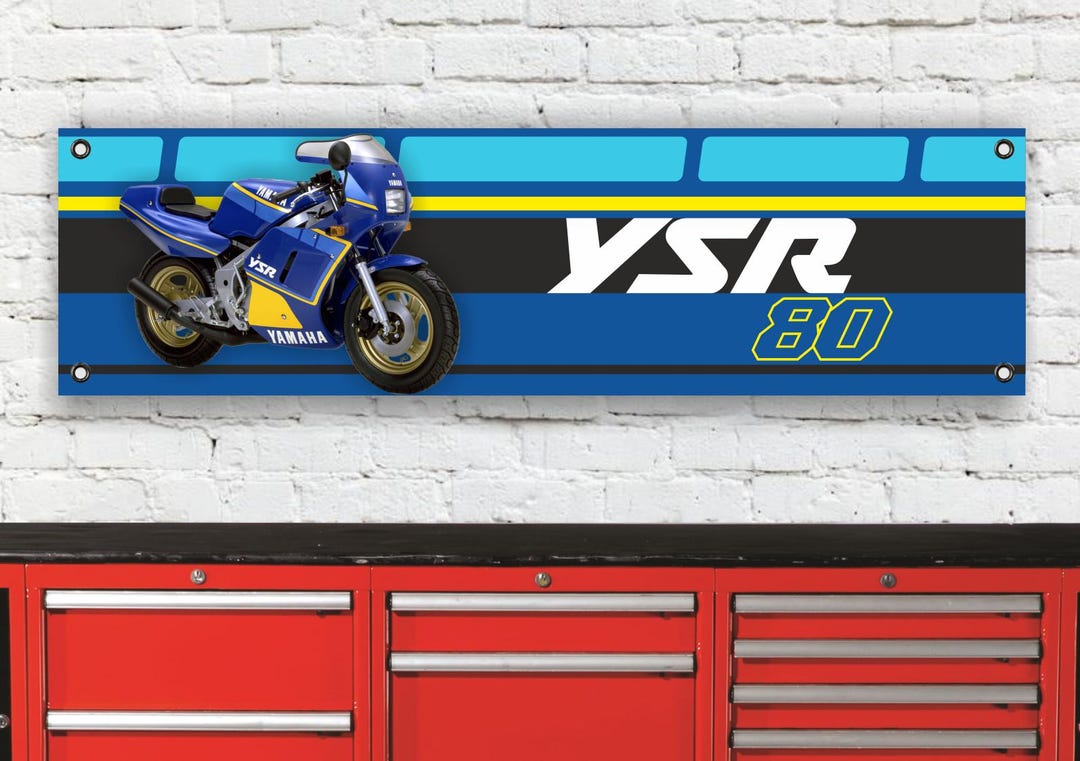 Br529b Yamaha YSR 80 Gag Bike Garage Workshop Flexible Banner Sign - Etsy