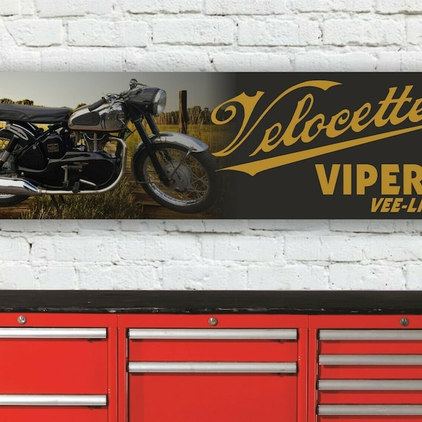 Velocette Sign - Etsy