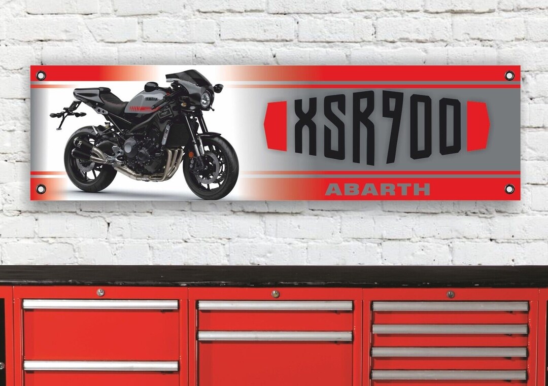 Br478b Yamaha Xsr900 Abarth Inspired Workshop Banner Sign Great Gift - Etsy