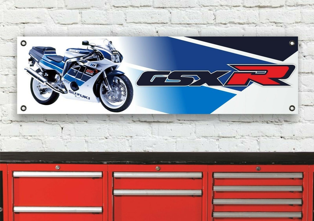 Br314b Suzuki Gsxr400 Gk76 Gsx400r Garage Workshop Banner Sign - Etsy
