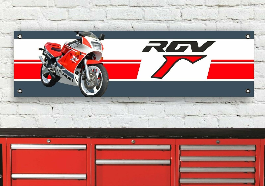 Br60b Suzuki Rgv250 Rgv250 K L Vj21 Red Workshop Banner Sign - Etsy