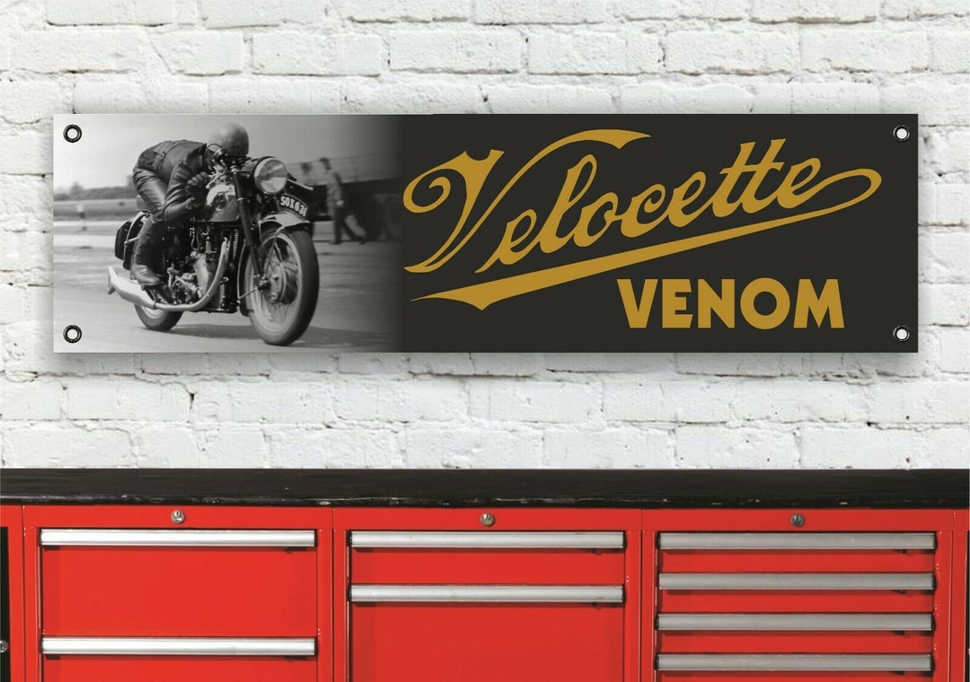 Br75b Velocette Venom Workshop Banner Sign - Etsy