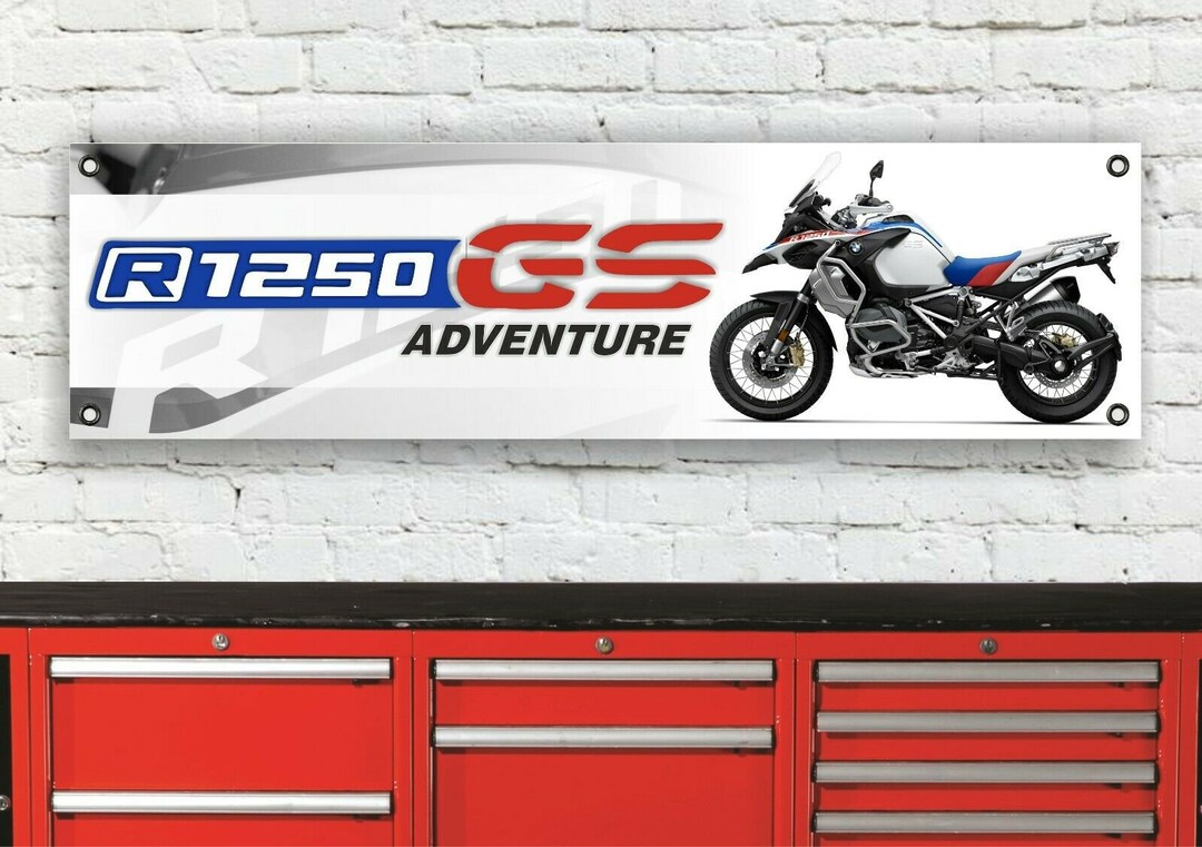 Br247b Bmw R 1250 Gs R1250 Gsa Adv Adventure Garage Workshop Banner ...