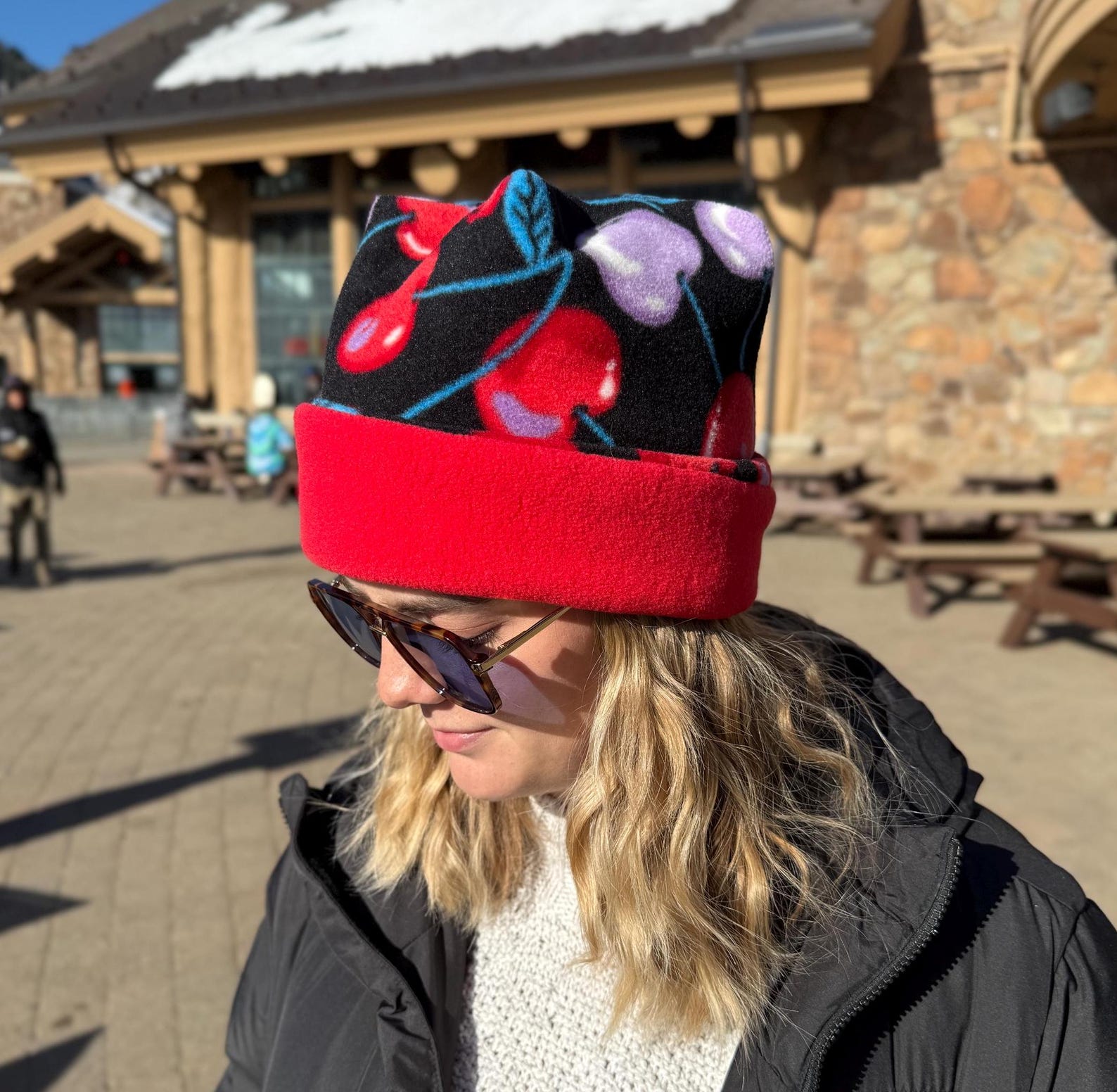 Fleece 4 Point Beanie Sewing Pattern // Reversible Beanie // Hokkaido ...