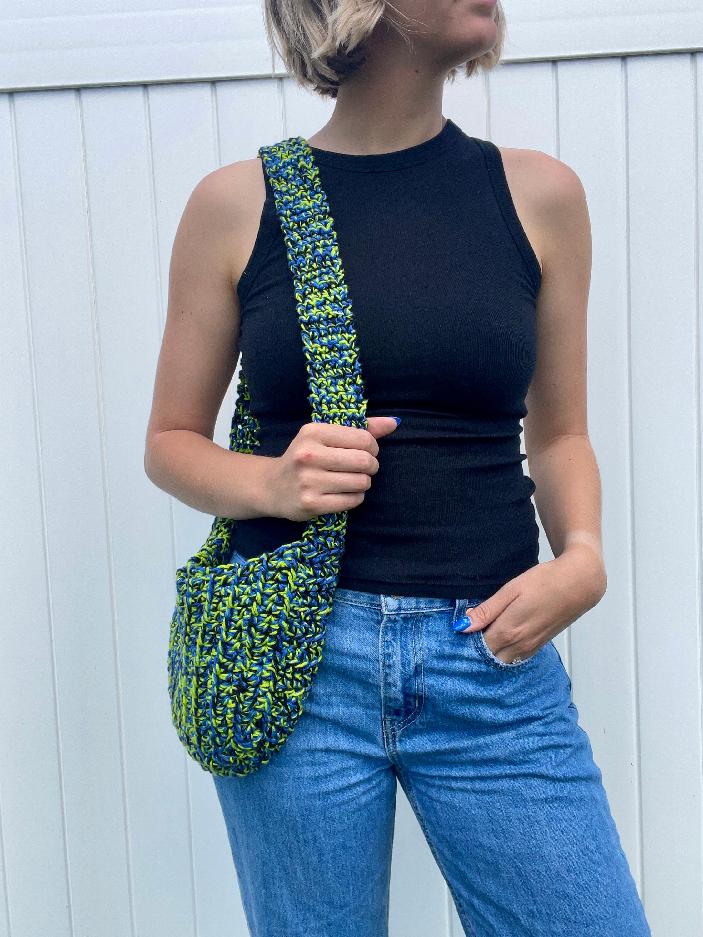 Crochet Pattern // Crochet Crescent Bag - Etsy