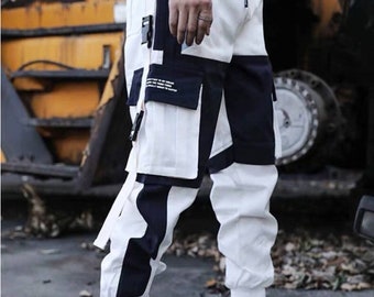 White Techwear Pants - Etsy