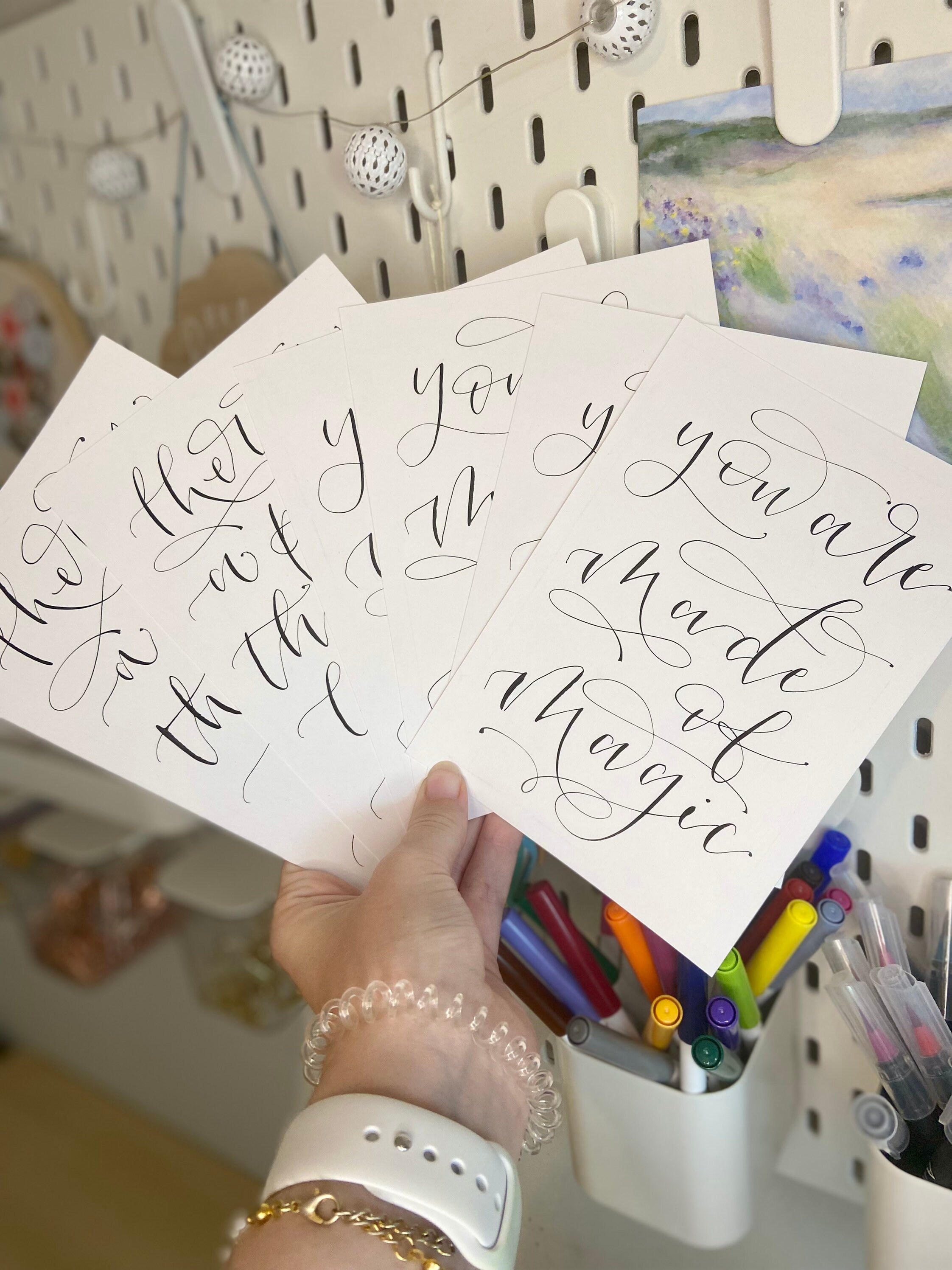 Handmade Custom Calligraphy, Quote Print, Written Song Lyric, Poem ...