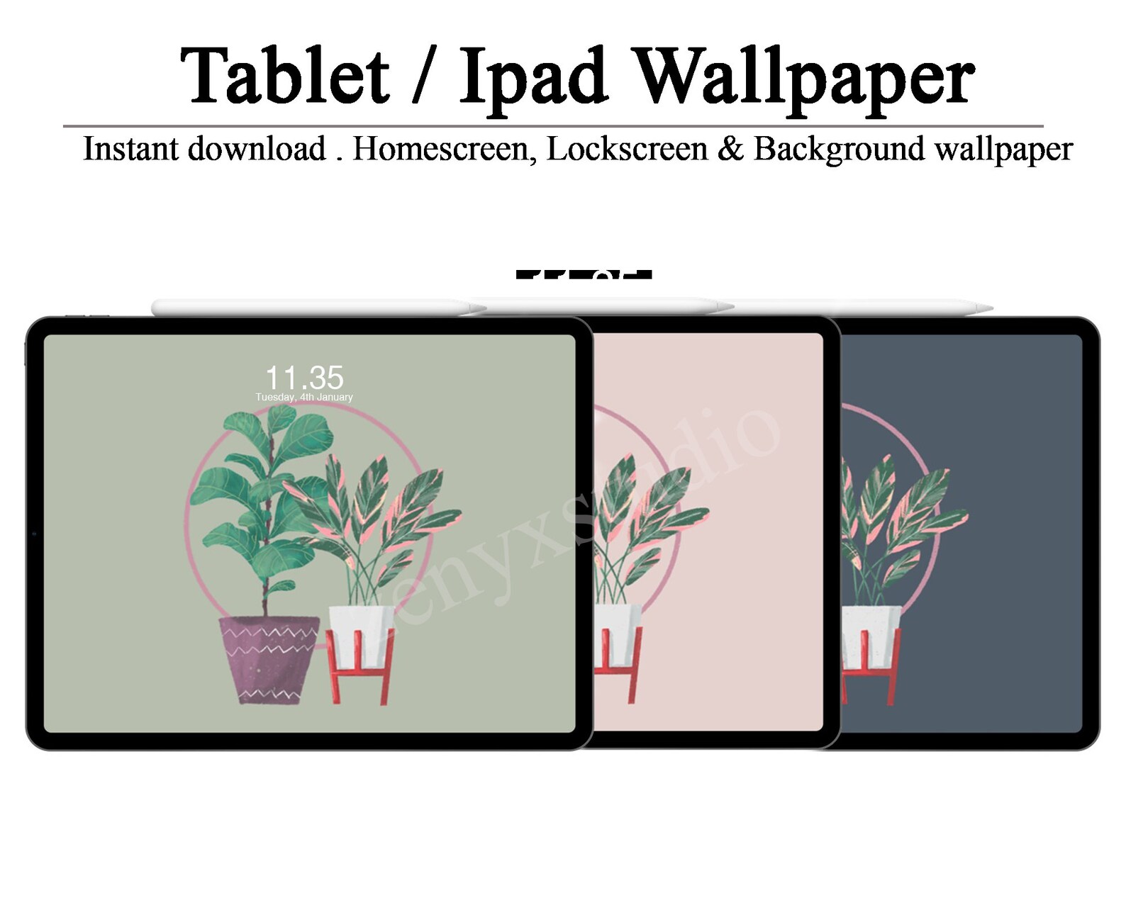 Aesthetic Tablet iPad Wallpaper for Tablet Background and Homescreen ...