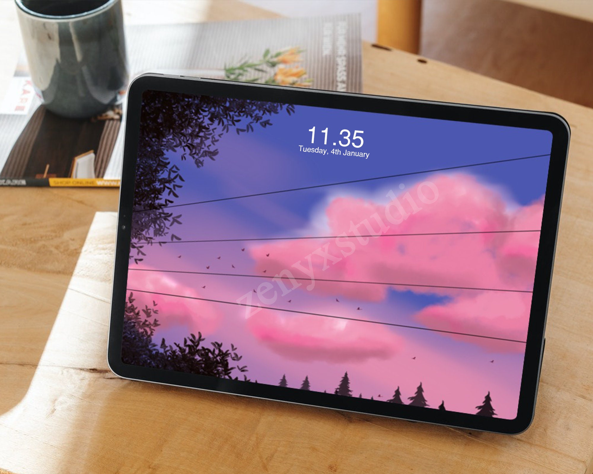 Aesthetic Tablet iPad Wallpaper for Tablet Background and Homescreen ...