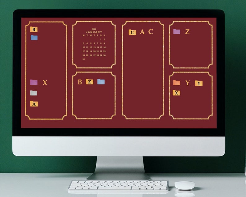 70 Gold Desktop Icon Set I Folder Icons for Mac + Windows I Luxury ...