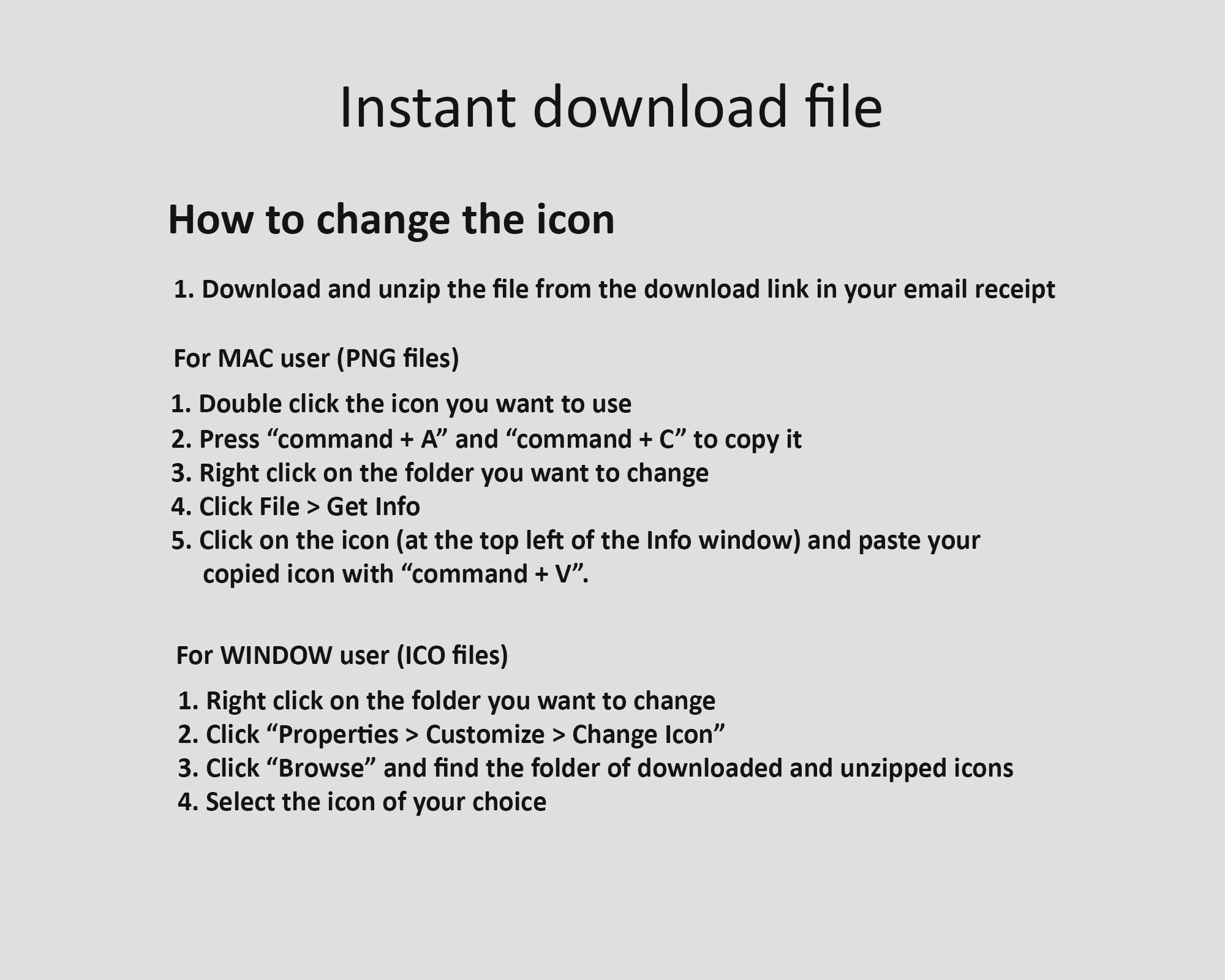 34 Hand Drawn Desktop Icon Set I Folder Icons for Mac + Windows I ...