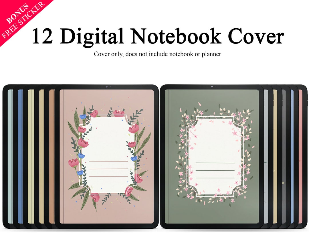 12 Digital Notebook Covers for Tablets and iPad Suitable for Note and ...