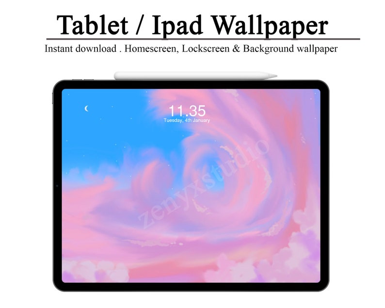 Aesthetic Tablet iPad Wallpaper for Tablet Background and Homescreen ...