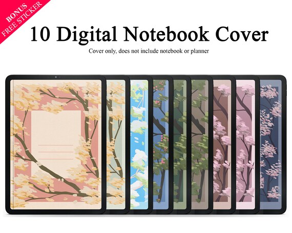 10 Digital Notebook Covers for Tablets and Ipad Suitable for - Etsy