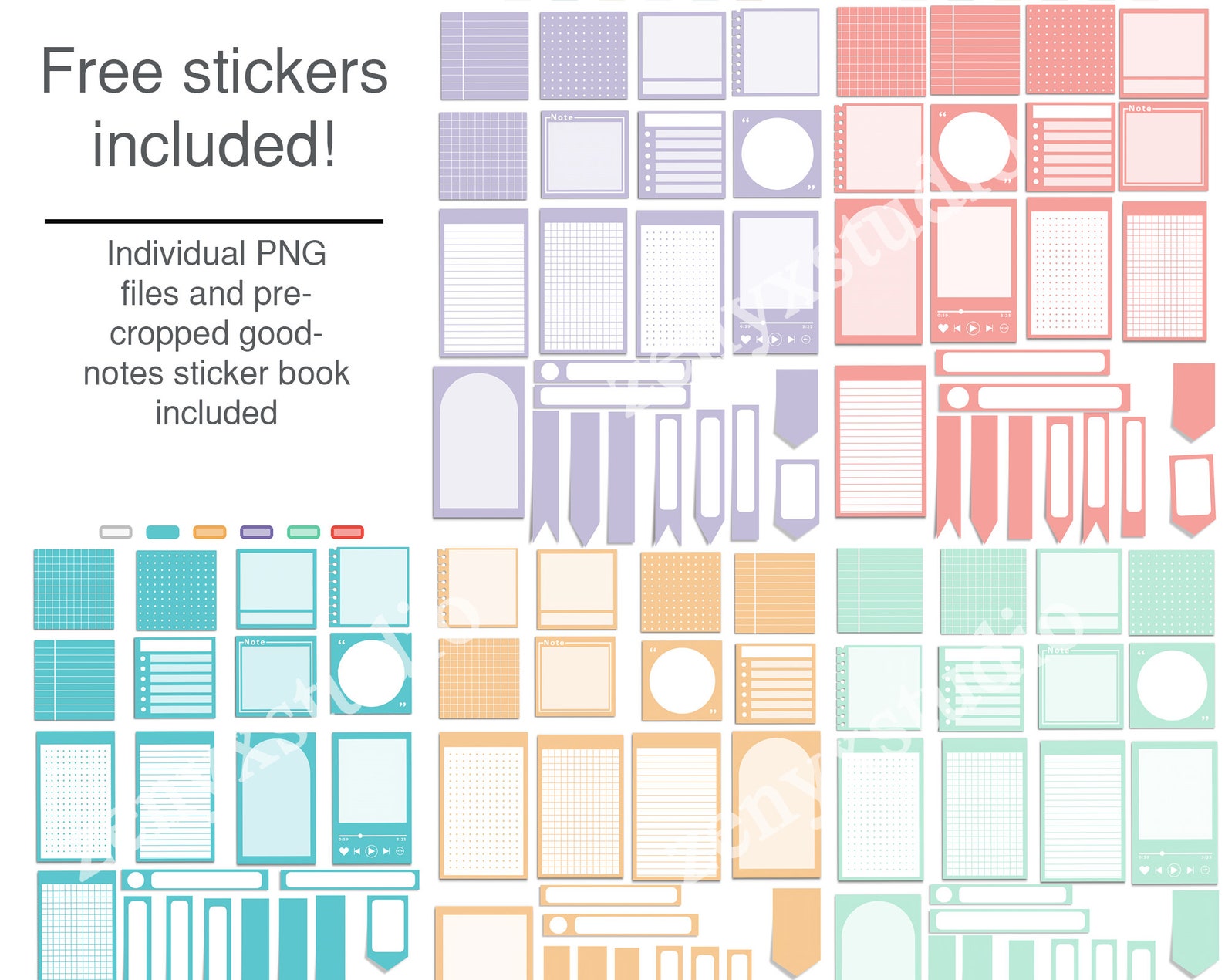Digital Note Paper Template for Notetaking Portrait Template - Etsy