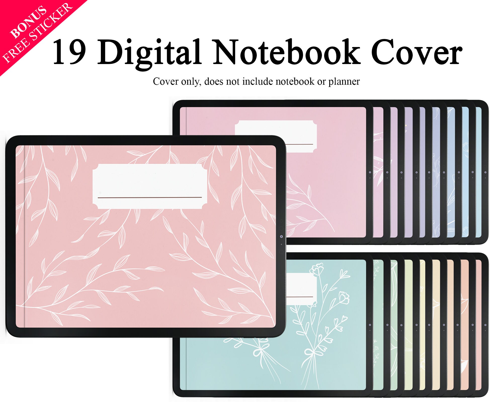 20 Digital Notebook Covers for Tablets and iPad Suitable for Note and ...