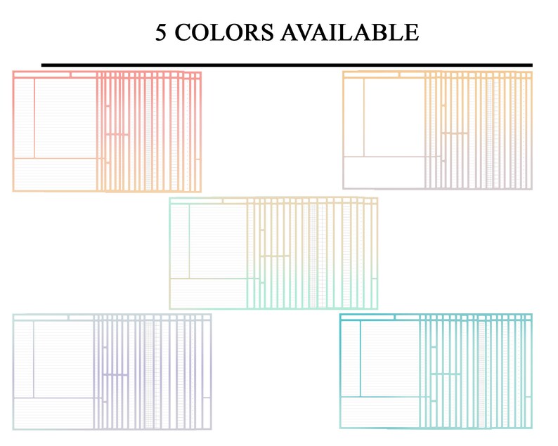 Digital Note Paper Template for Notetaking, Portrait Template, A4 ...