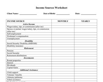Blank Digital Printable Template PDF Word Goal Planning Worksheet SMART ...
