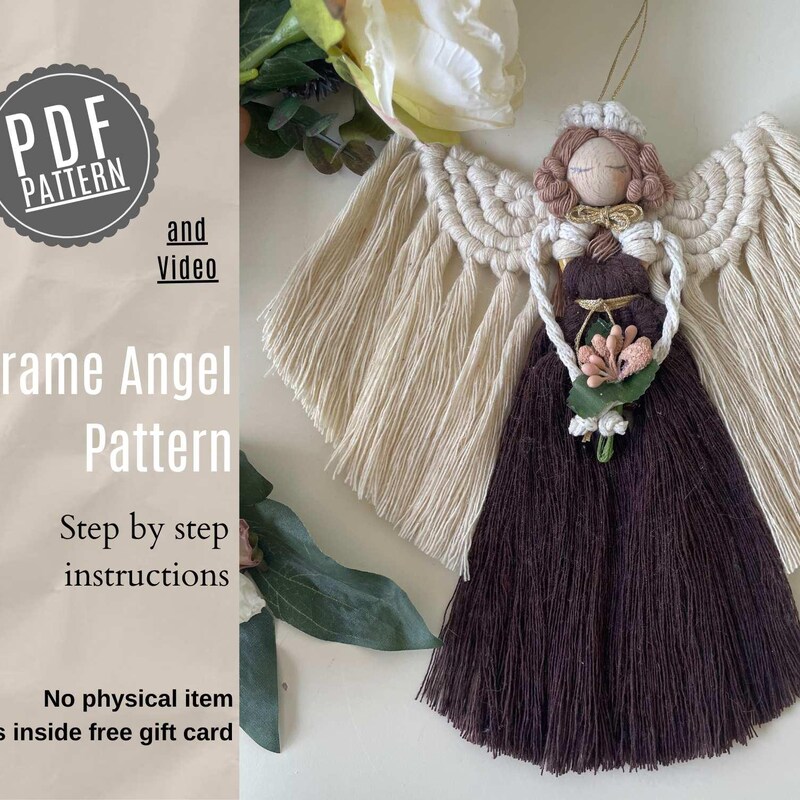 Macrame Angel Patterns - Etsy