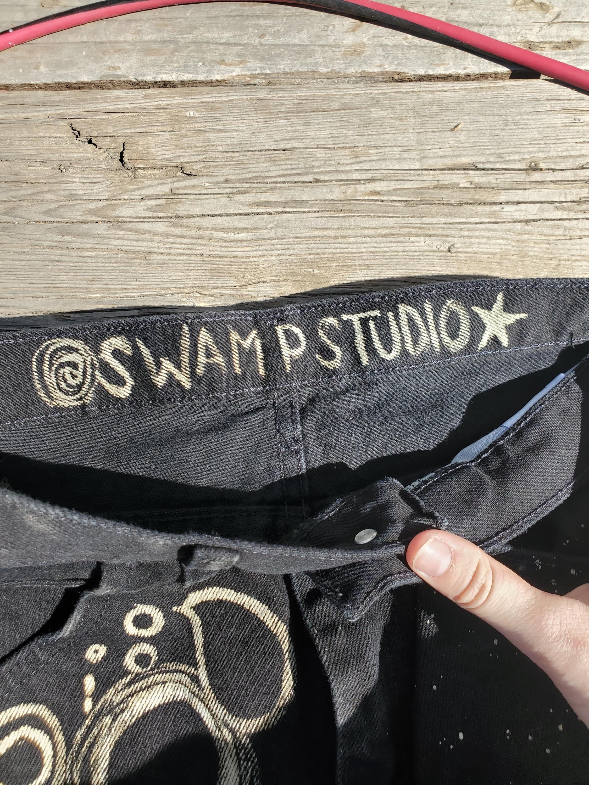 Upcycled Hand Bleached Pants - Etsy