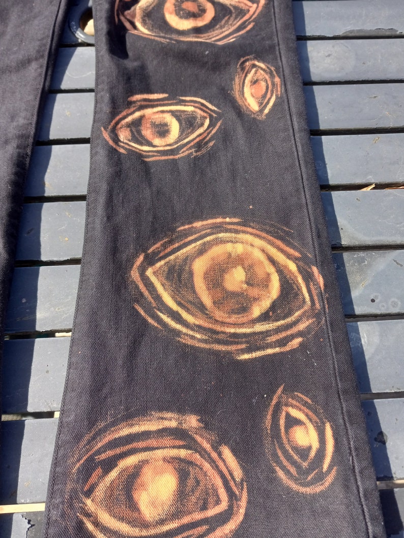 Upcycled Hand Bleached Pants - Etsy