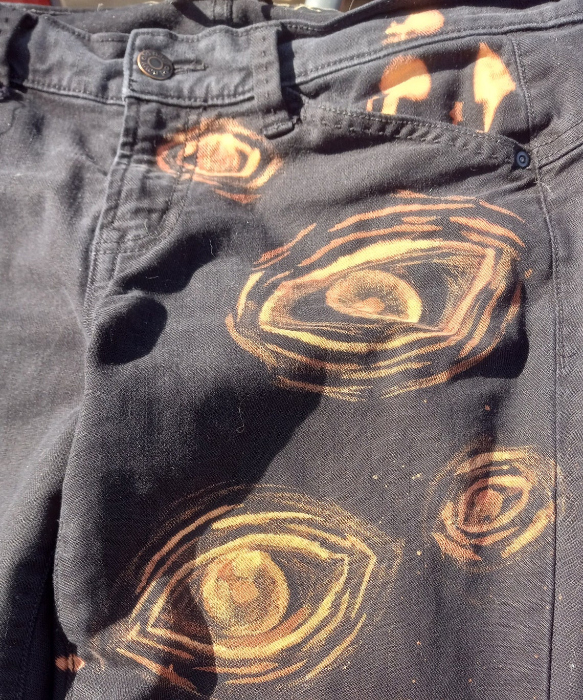 Upcycled Hand Bleached Pants - Etsy