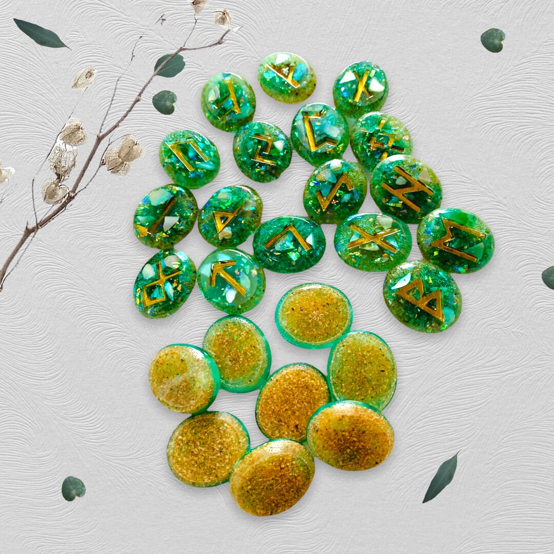 24 Pc Runes Set- Various Styles - Etsy