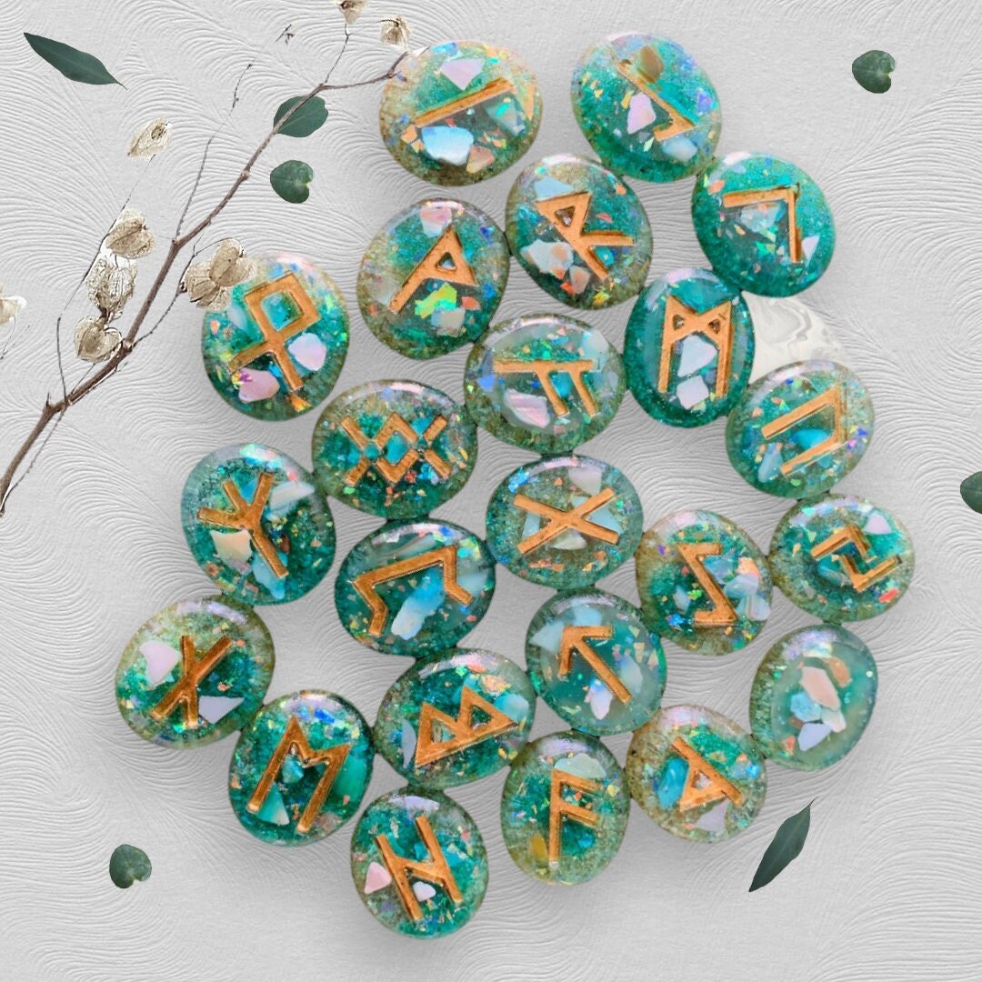 24 Pc Runes Set- Various Styles - Etsy