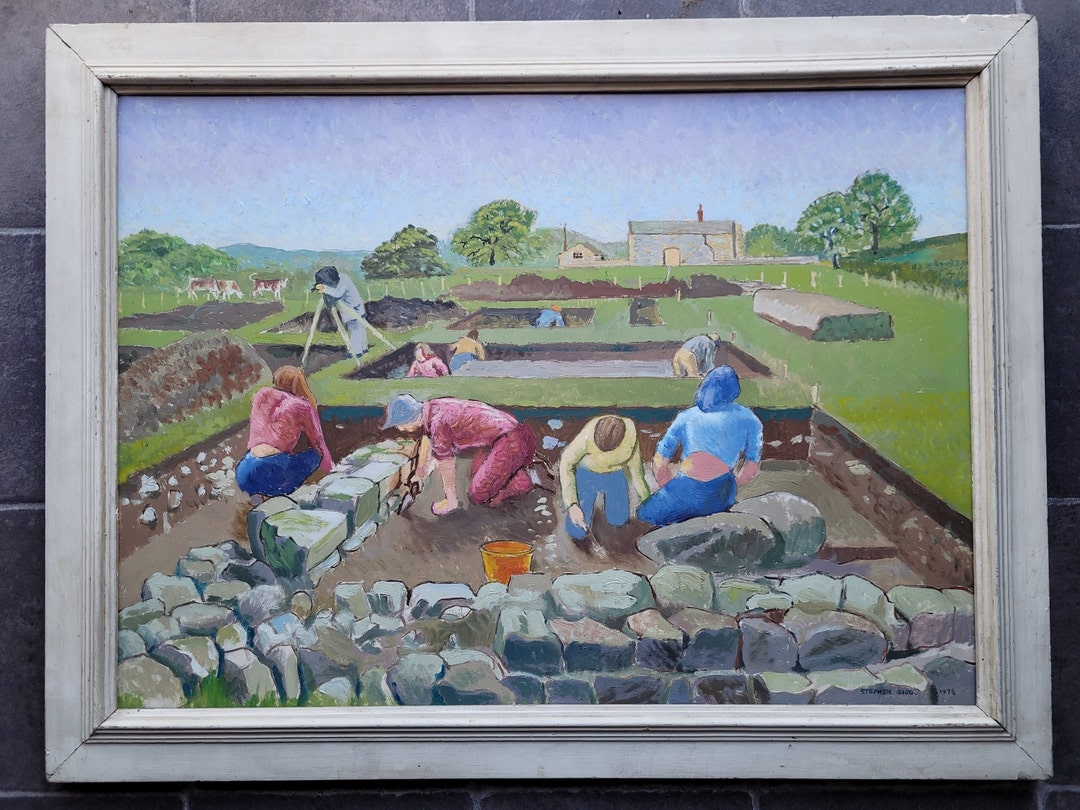 1977 Archaeological Dig, Excavating a Roman Villa Near Garstang ...