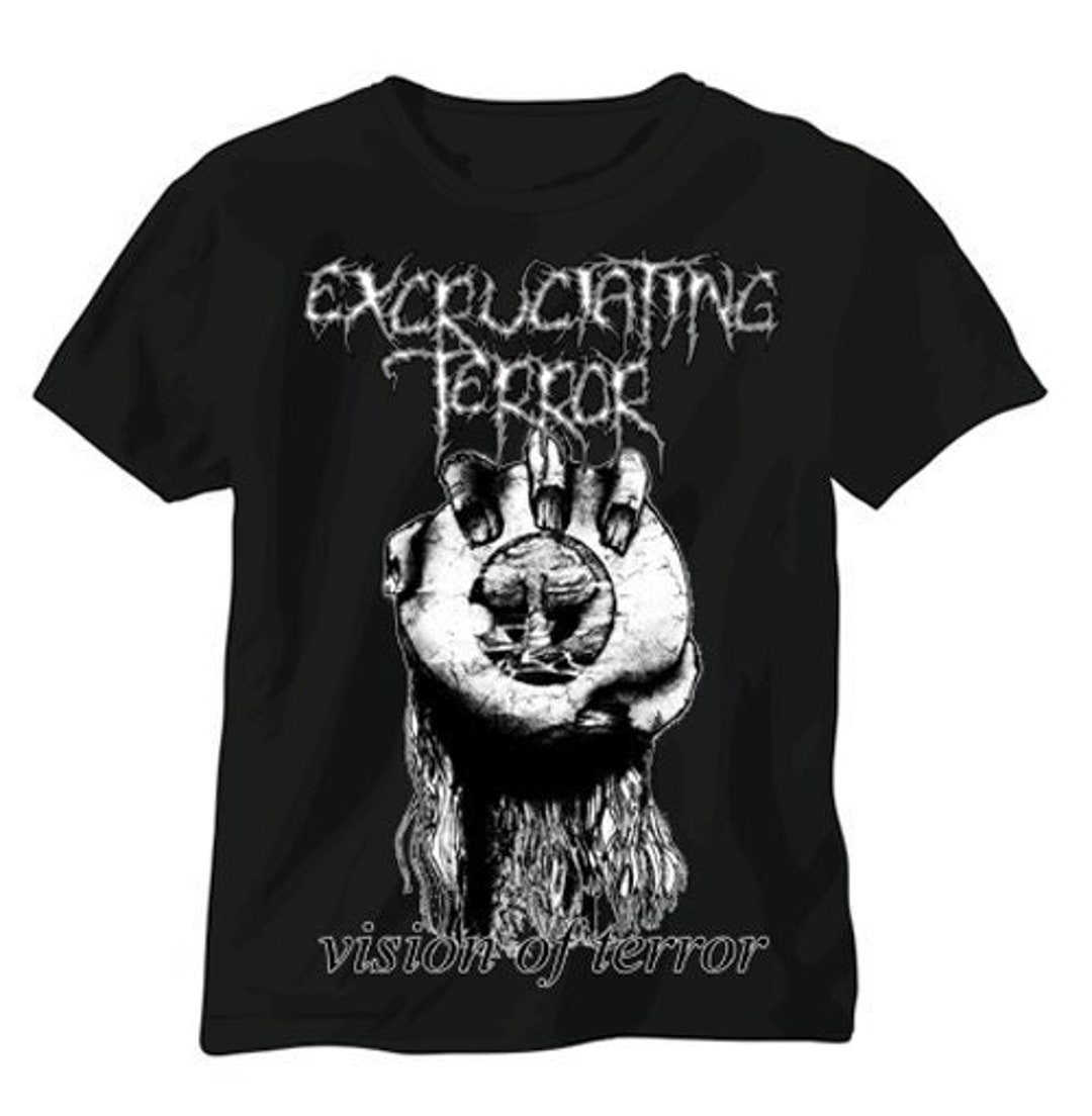 Excruciating Terror - Eyeball Design, Punk, Metal, Hardcore - Etsy