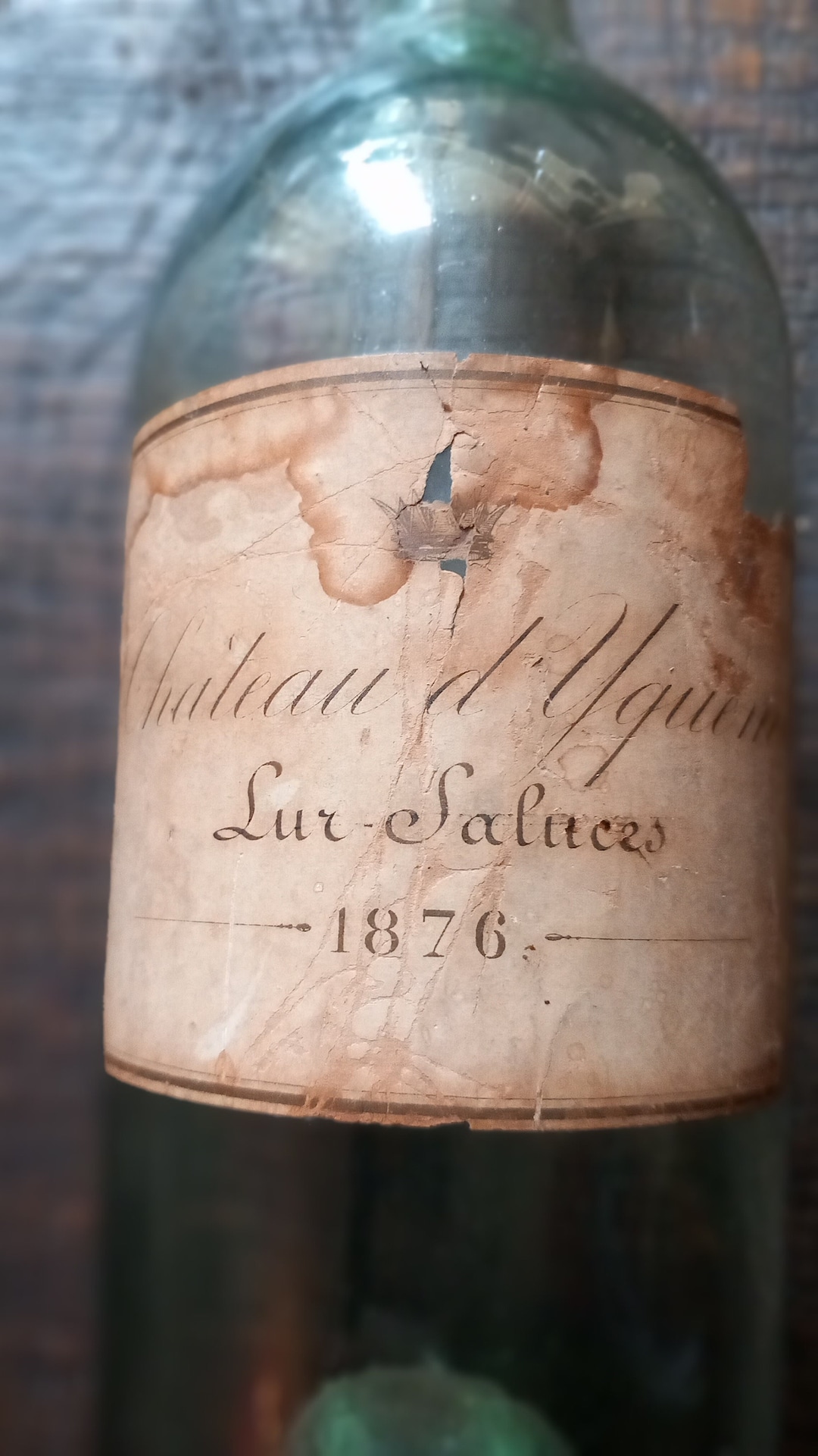 Ultra Rare (empty) Bottle Chateau DÝquem 1876 - Etsy