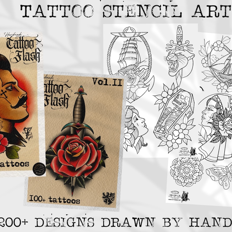 Tattoo Flash Book - Etsy